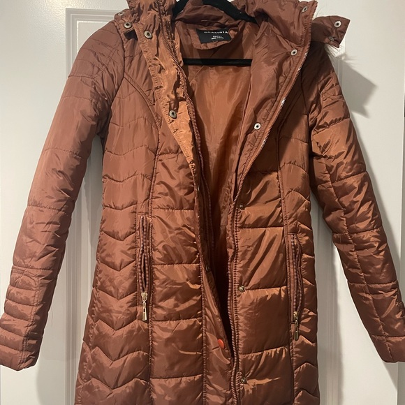 Jackets & Coats | Burnt Orange Puff Jacket | Poshmark